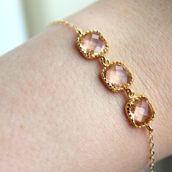 Champagne Bracelet - Etsy