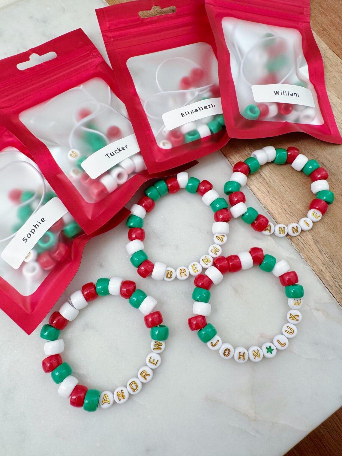 Christmas Party Favors, Bracelet Making Kit, Birthday Party Favor ...