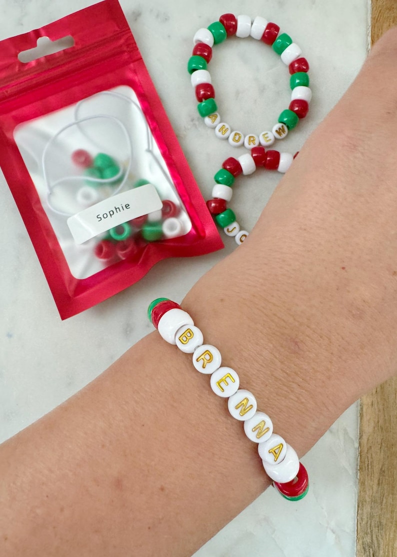 Christmas Party Favors, Bracelet Making Kit, Birthday Party Favor ...