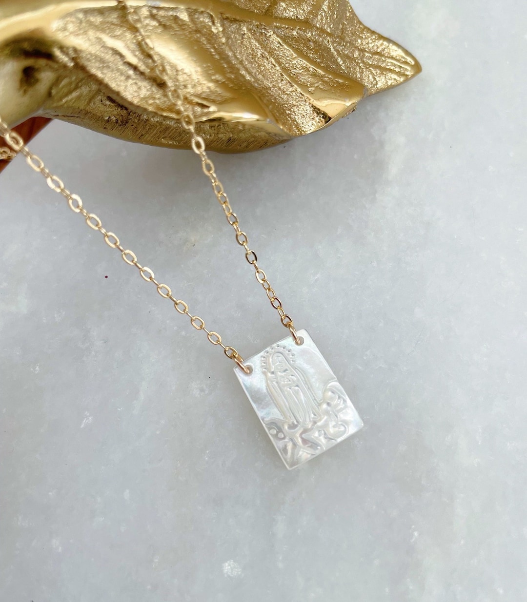 Our Lady of Fatima Necklace, Fatima Jewelry, Religious Jewelry ...