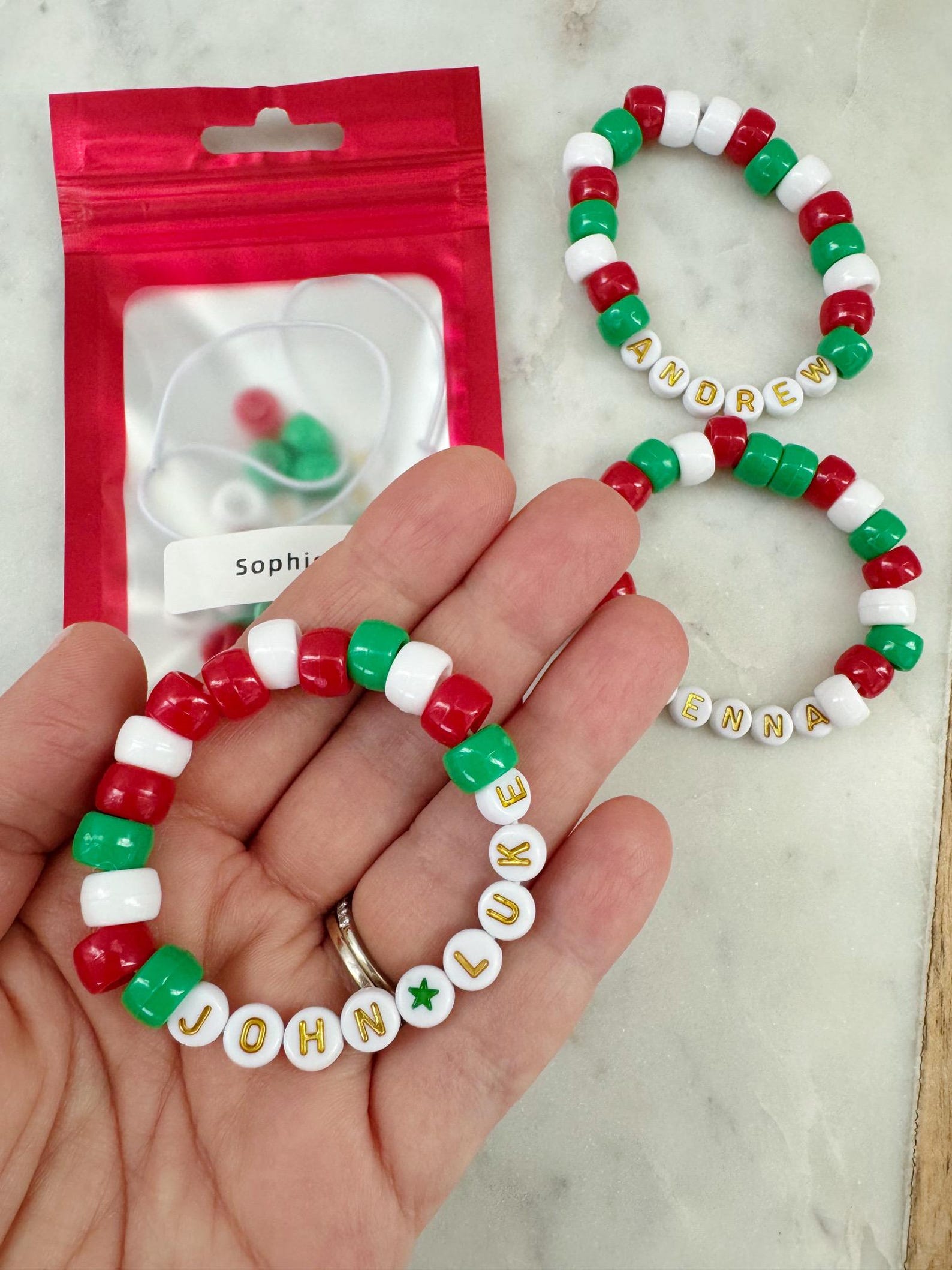 Christmas Party Favors, Bracelet Making Kit, Birthday Party Favor ...