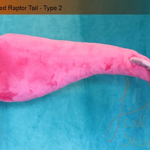 Feathered Raptor "type 2" Dinosaur Tail - Straight Stick Out Tail ...