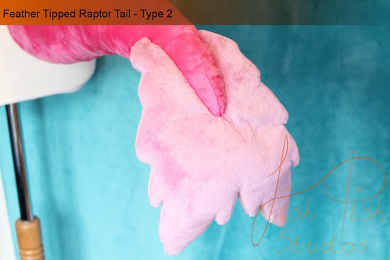 Feathered Raptor type 2 Dinosaur Tail Straight - Etsy