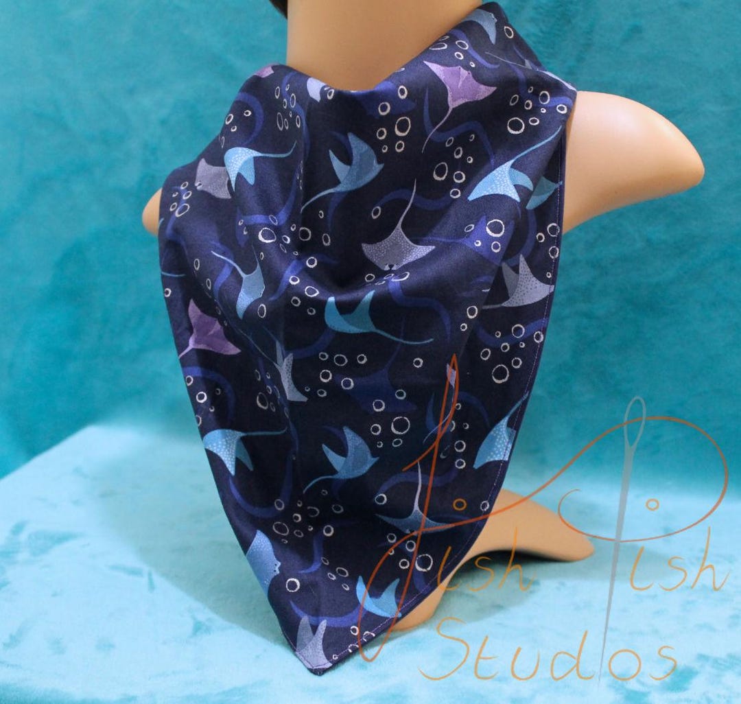 Premade - Extra Large Sting Ray Ocean Fursuit Bandana - Fashion XL ...