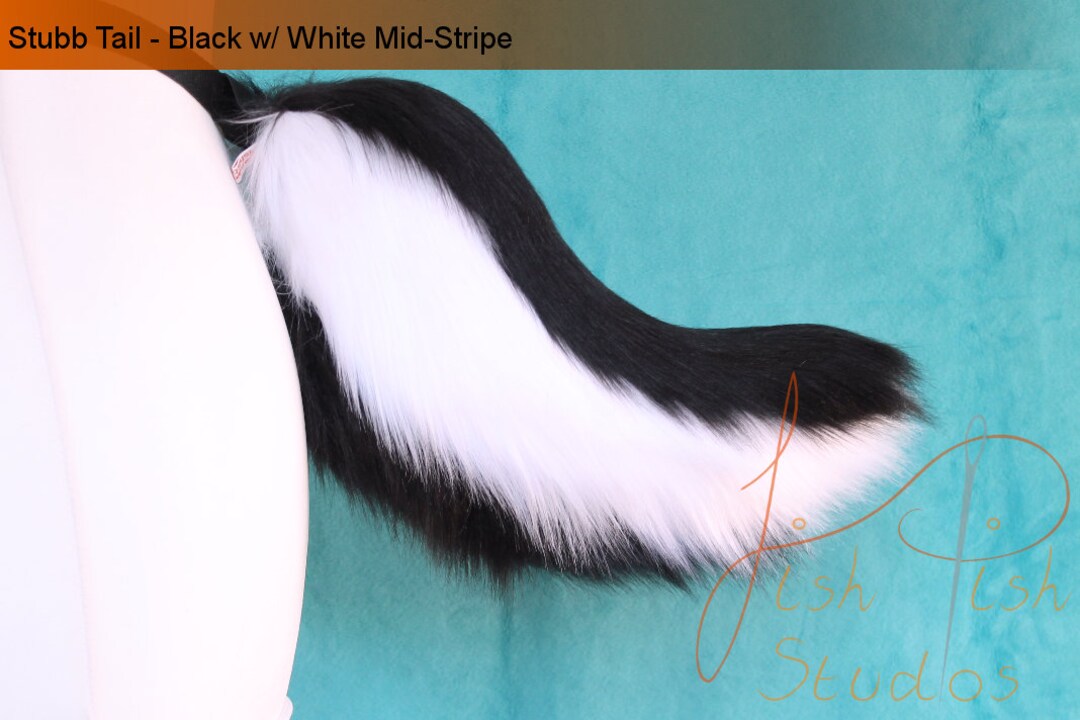 Luxury Faux Stubby 3 Colour Cosplay Tail Great for Bunny Rabbit, Deer ...