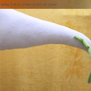 Feathered Raptor "type 2" Dinosaur Tail - Straight Stick Out Tail ...