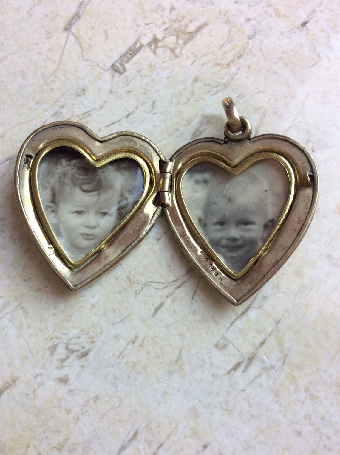 Antique Gold Heart Locket - Etsy