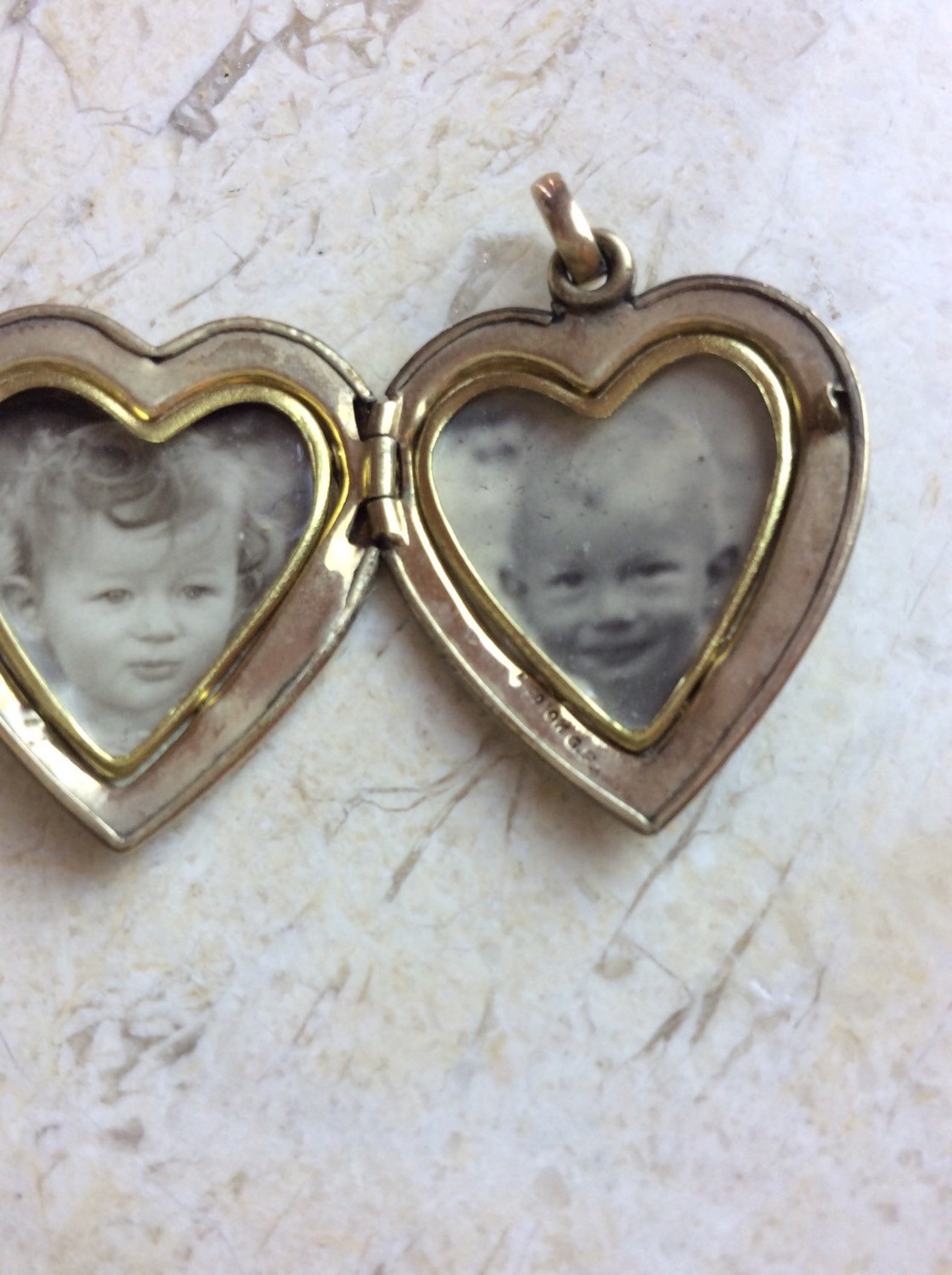 Antique Gold Heart Locket - Etsy