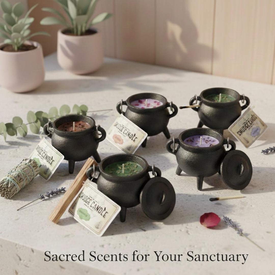 Cast Iron Smudge Candles - Etsy