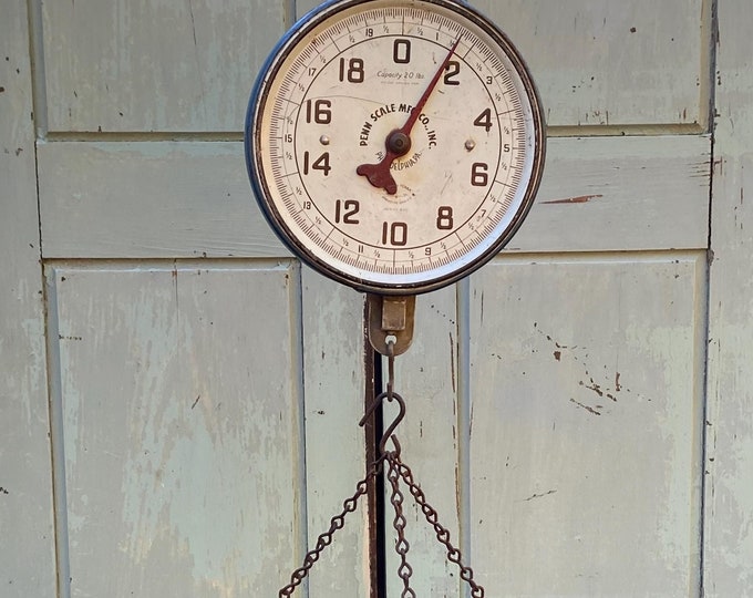 Vintage Hanging Penn Scale Produce Scale 20 Lb. - Penn Scale Series 820 ...