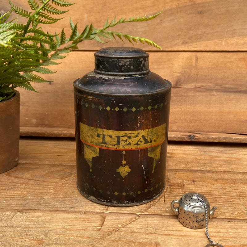 Vintage Tea Tins - Etsy
