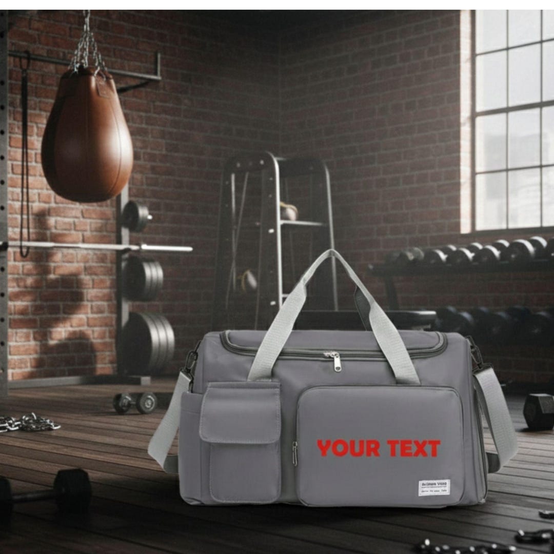 Personalized Sports Duffel Bag, Waterproof Gym Bag - Etsy