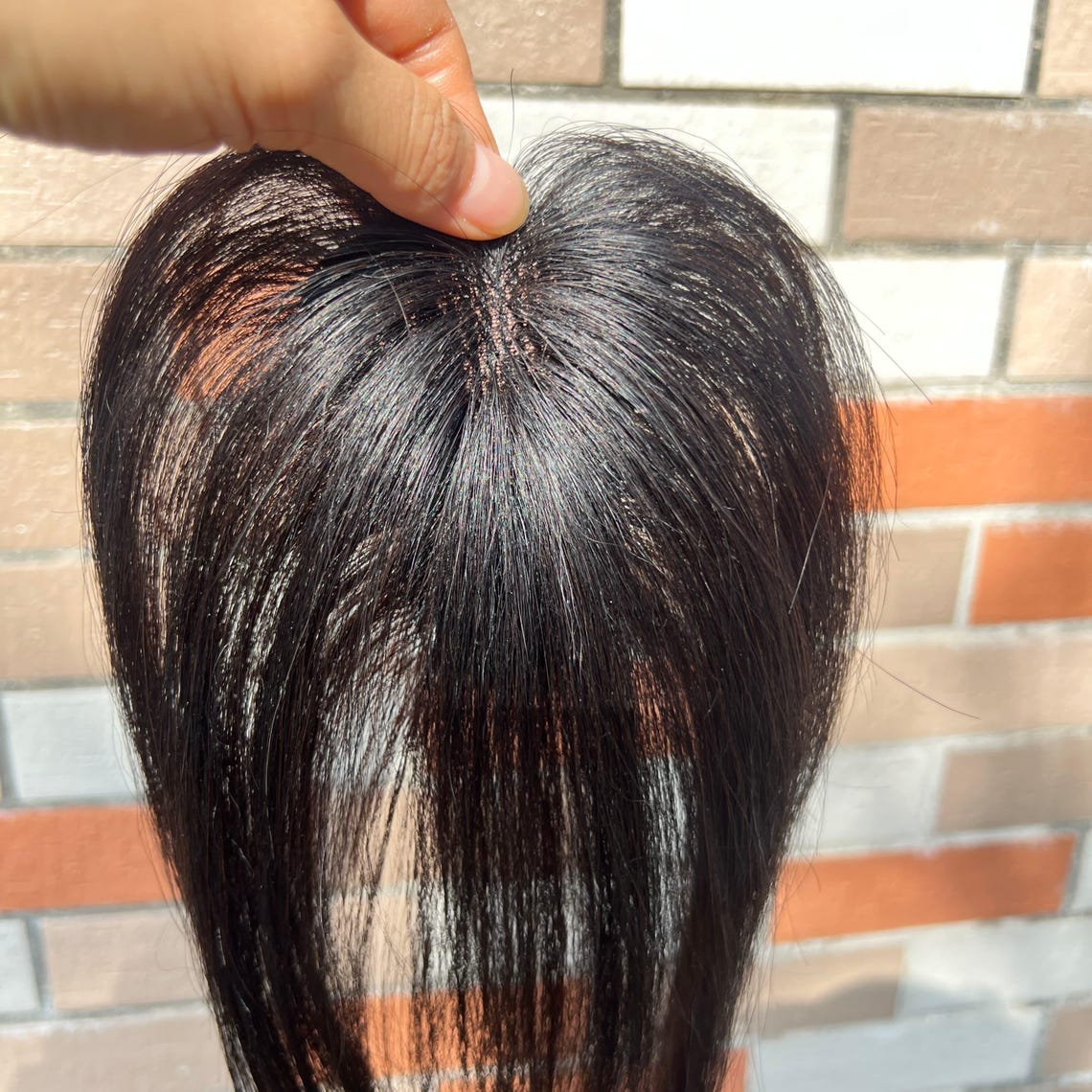 Invisible Magic Tape Hair Topper 6x8cm No Clips Needed Wig Top Piece ...