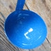 Cobalt Blue Enamel Splatterware Ladle and Spoon Set - Etsy
