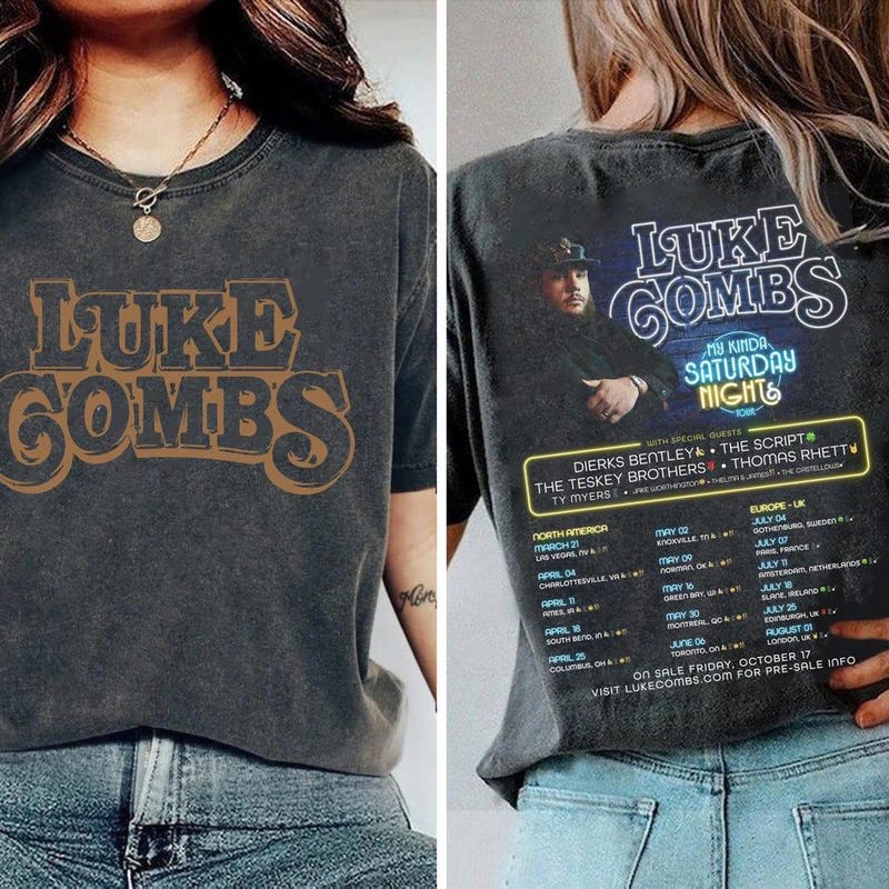 Luke Combs 2026 Tour Merch - Etsy