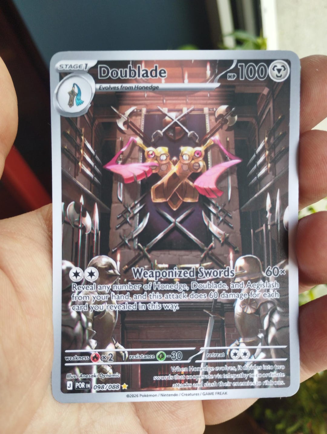 Doublade Proxy Card | Perfect Order Set Art | Fan Made Pokémon TCG Card ...
