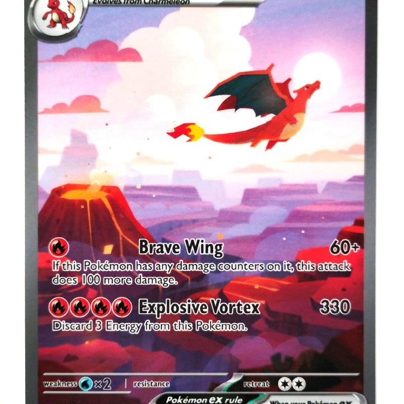 151 Charizard Full Art - Etsy