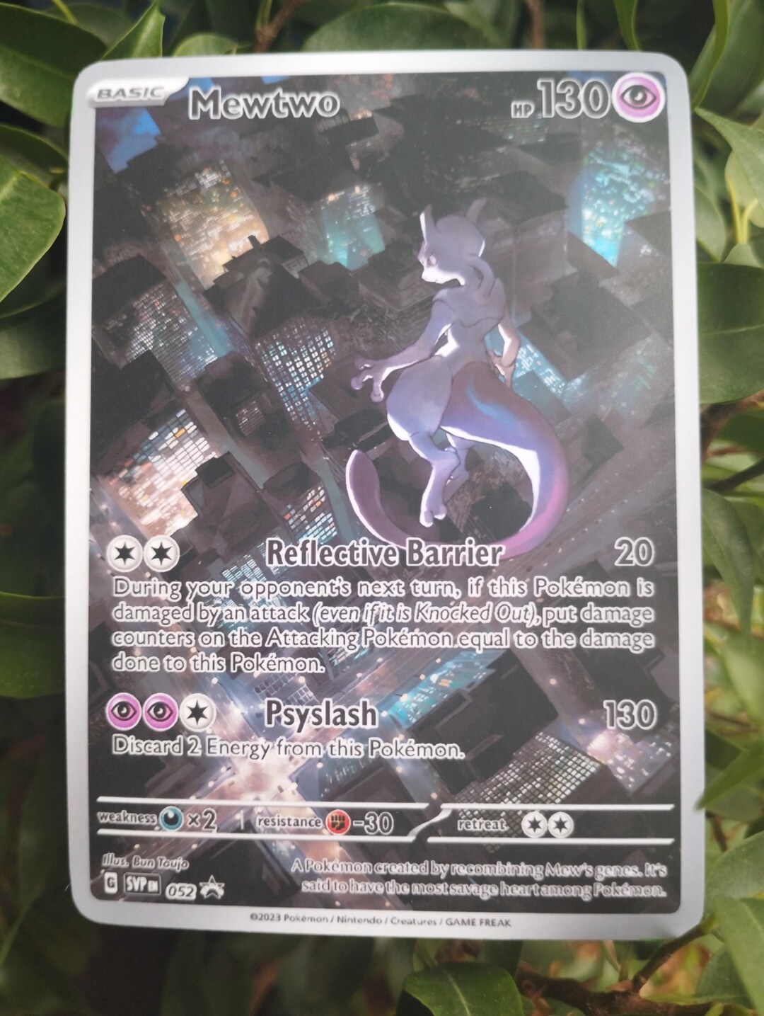 Mewtwo Proxy Card | Scarlet & Violet Promos Mewtwo Art | Fan Made ...