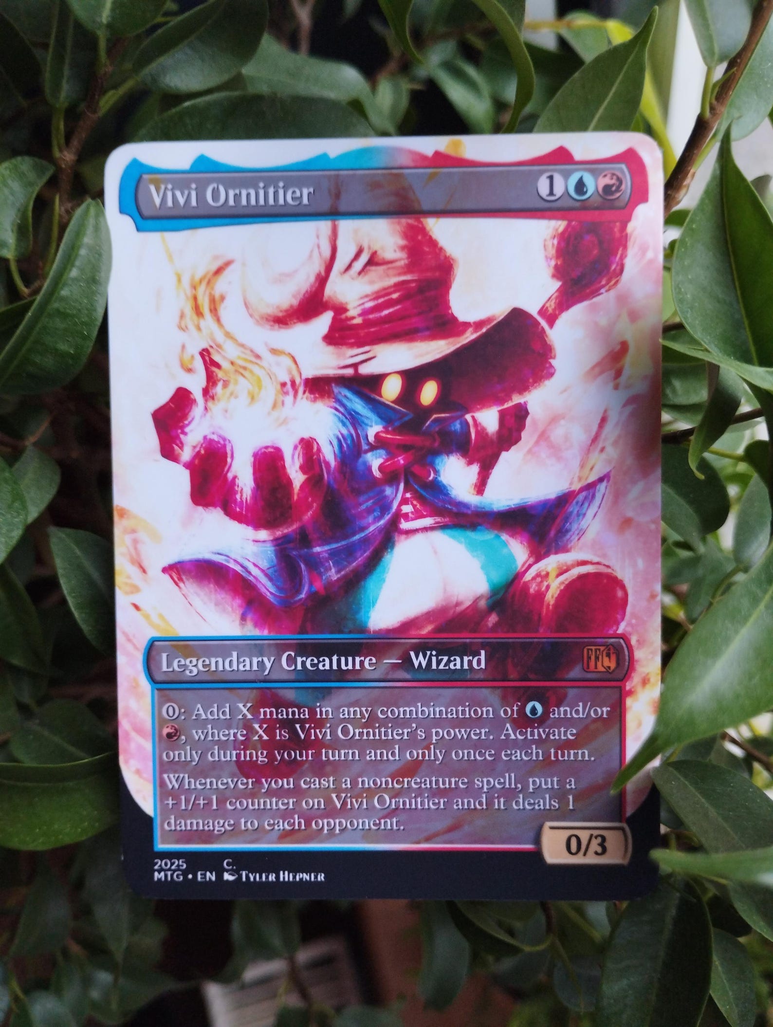 Vivi Ornitier Proxy Card | Final Fantasy Black Mage Art | Fan Made ...