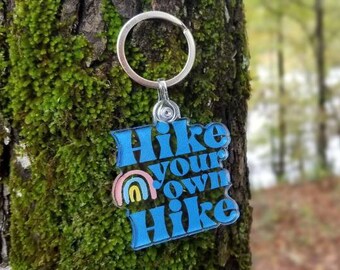 Hiking Keychain - Etsy