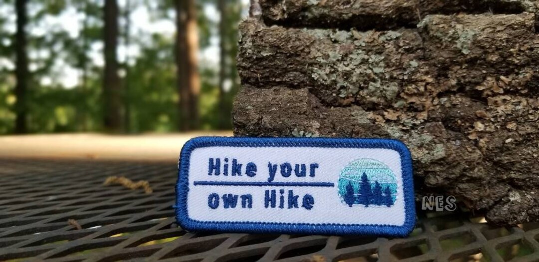 Hike Your Own Hike Patch | Hiking Patch | Iron on Patch | Adventure ...