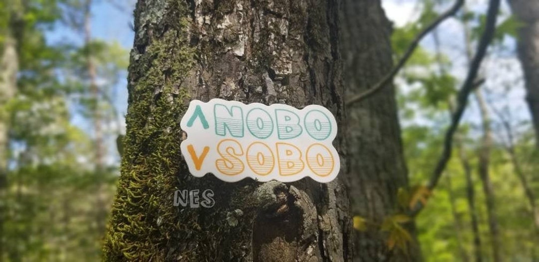 NOBO SOBO Sticker Northbound Southbound Hiking Sticker Gifts for Hikers ...