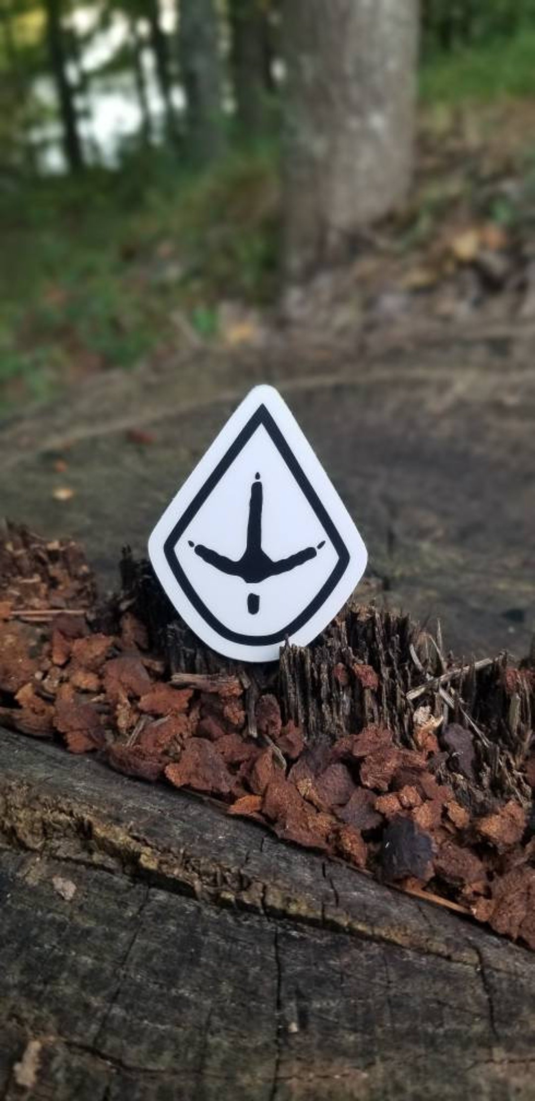 Small Pinhoti Trail Decal | Turkey Foot Sticker | Hiking Sticker ...