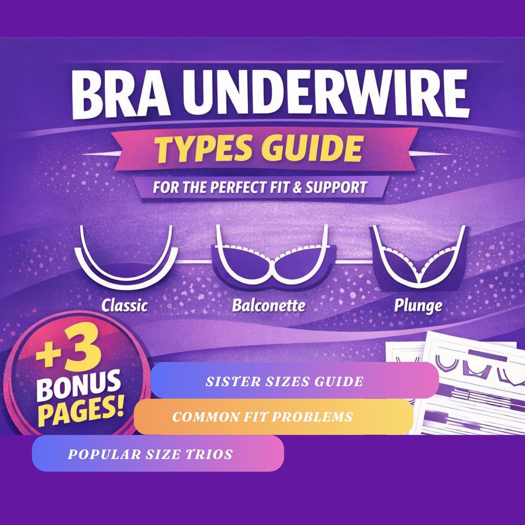 Complete Guide to Bra Underwire Shapes - Etsy UK
