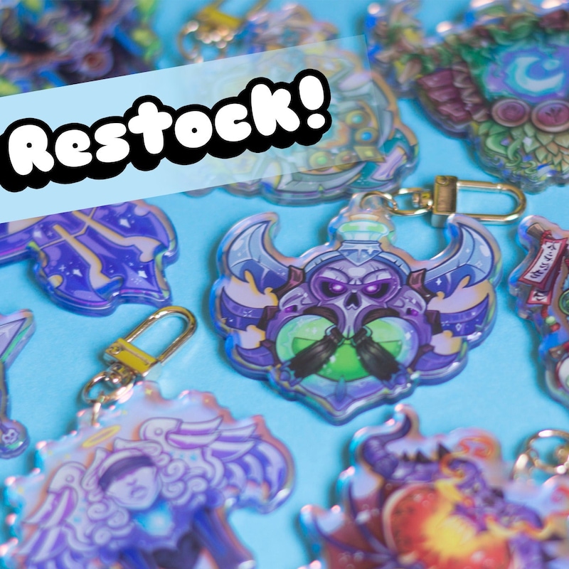 Warcraft Keychain Charm - Etsy