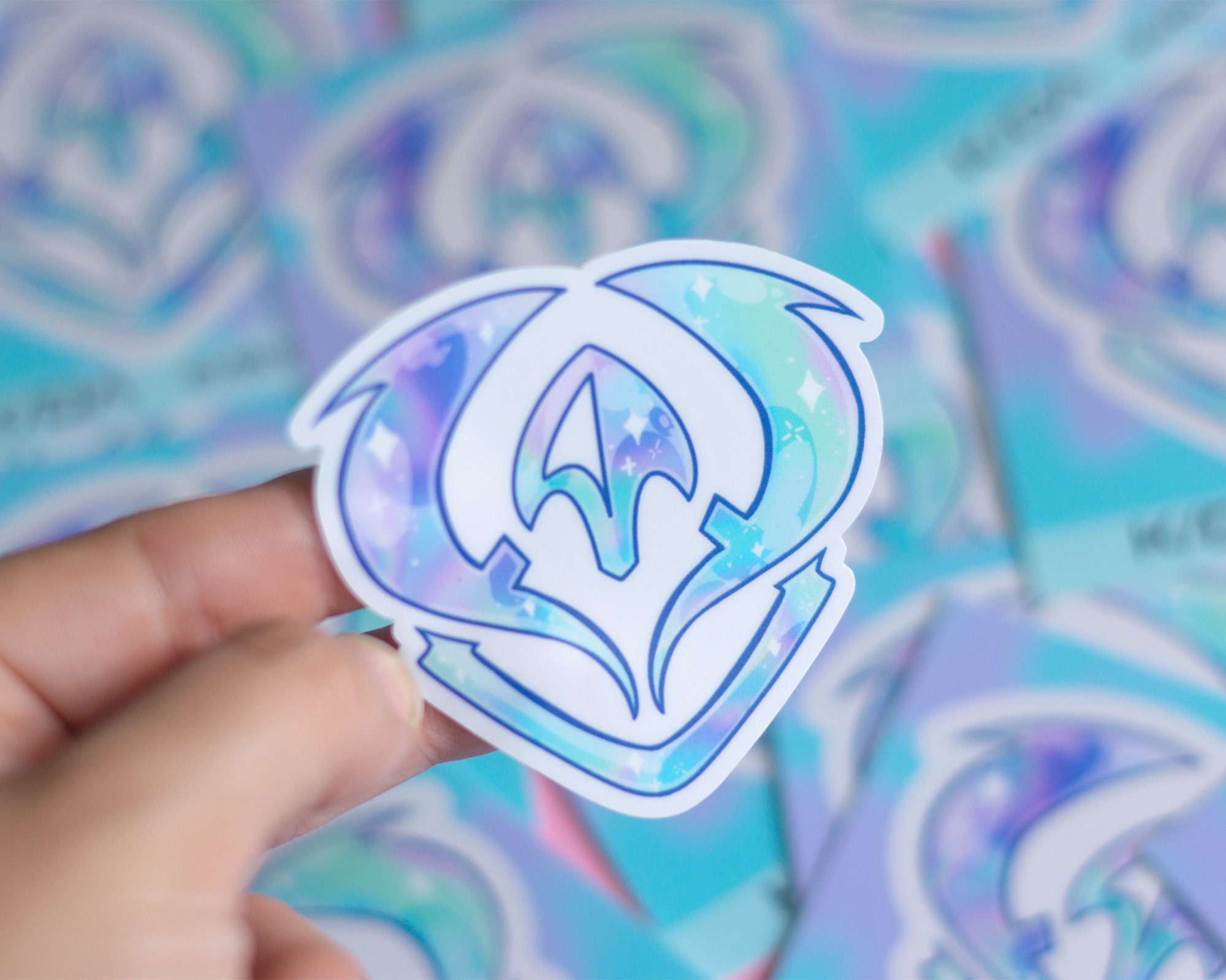 KDA all out symbol Vinyl Stickers Vinyl Kawaii heart | Etsy