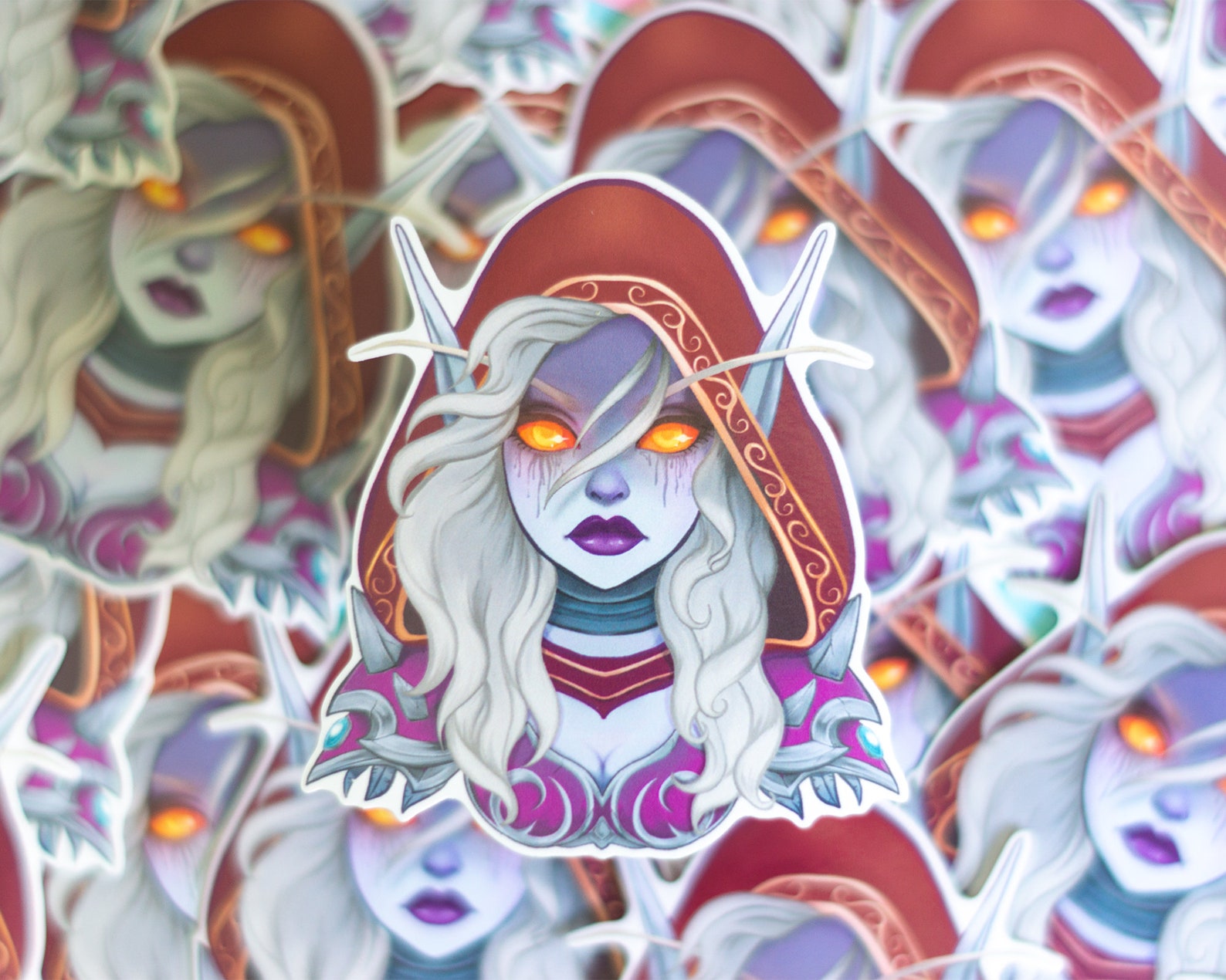 Fantasy Stickers Inspired in Tyrande Sylvanas Wow - Etsy