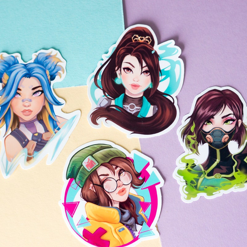 Valorant Stickers - Etsy
