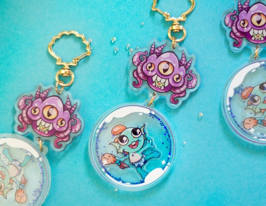 Abathur and Murky Bubble Keychain. Shaker Keycahin - Etsy
