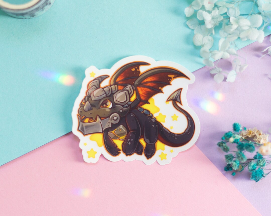 Warcraft Brightwing Destroyer STICKER reaqdy to Ship Clear Kawaii ...
