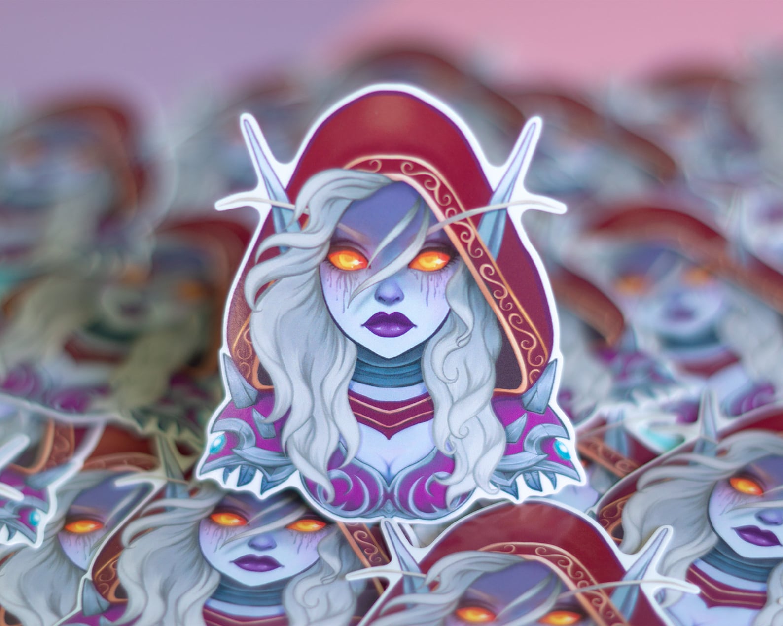 Fantasy Stickers Inspired in Tyrande Sylvanas Wow - Etsy