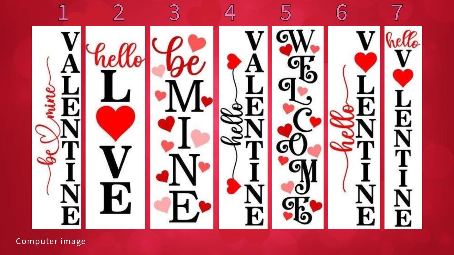 Valentine's Day Porch Sign/leaner - Etsy