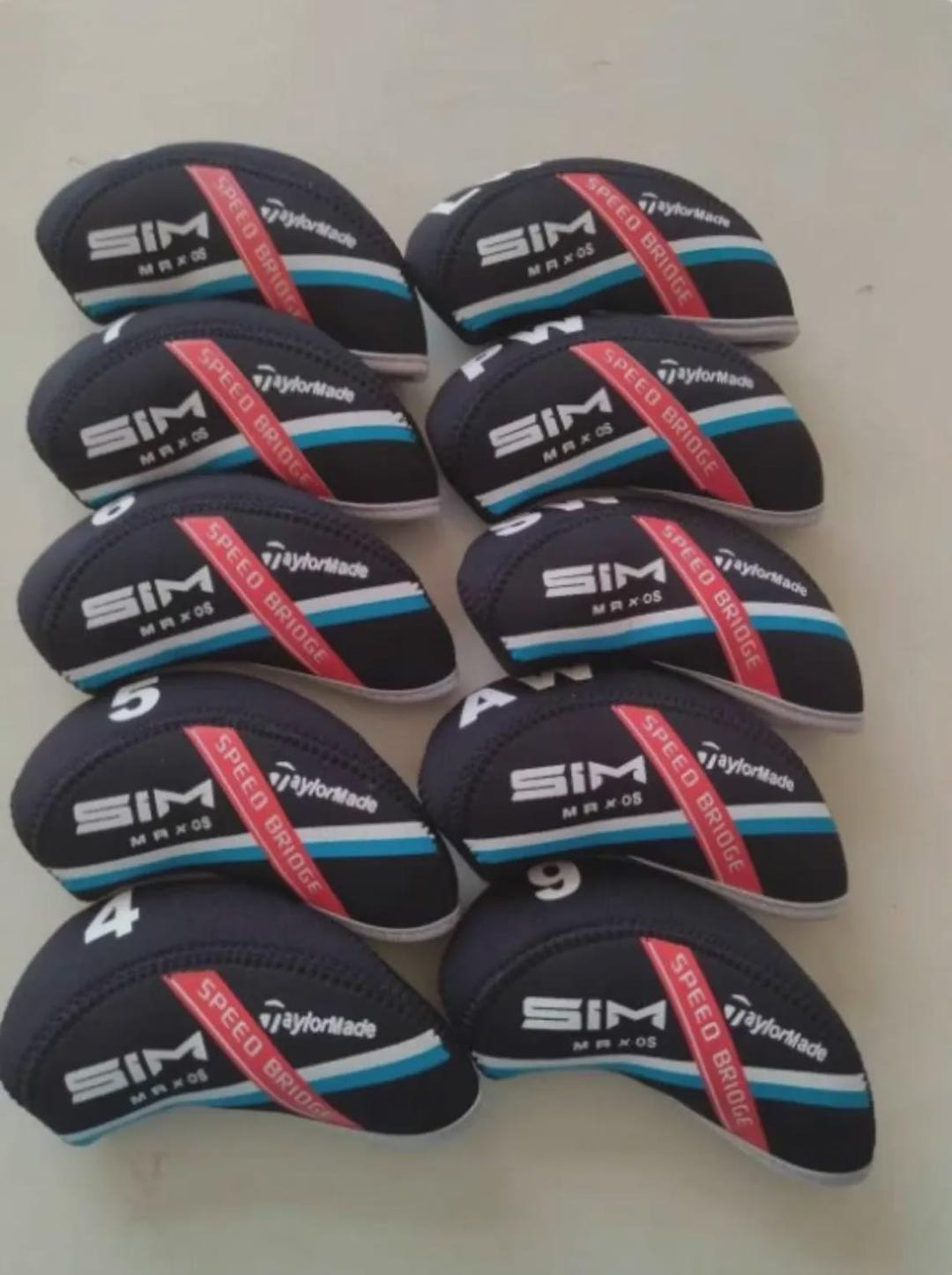 Taylormade SIM OS Golf Club Iron Head Covers Golf Headcovers Classic 3 ...