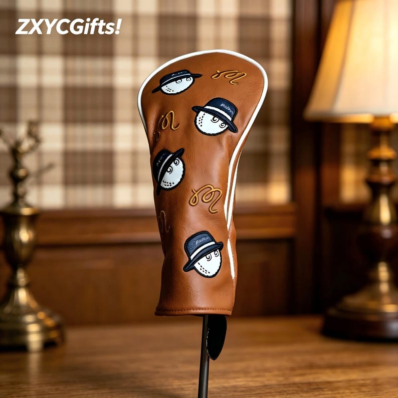 Malbon Golf Club Wood Head Covers Straight Putter Covers Mallet ...