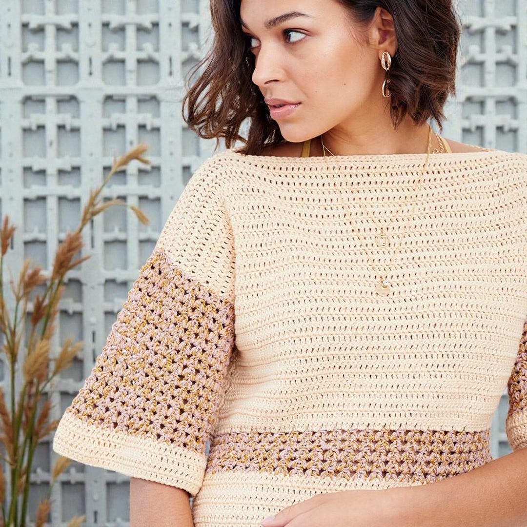 Top Crochet Pattern Digital Download, Summer Crochet Top Pattern, Crop ...