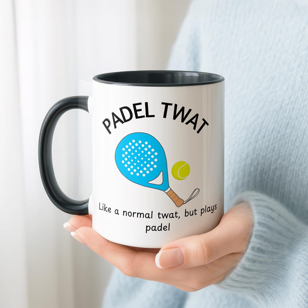 Funny Padel Mug for Him & Her, Padel Tennis Gift for Padel Lovers, Gift ...