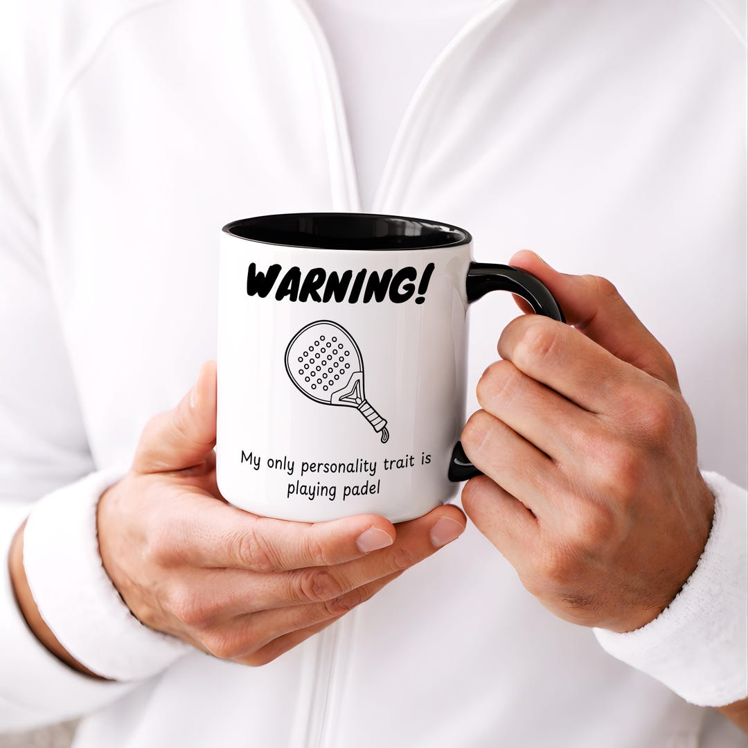 Funny Padel Mug Gift for Him & Her, Padel Tennis Gift for Padel Lovers ...