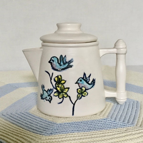 Blue Ceramic Pitcher - Etsy