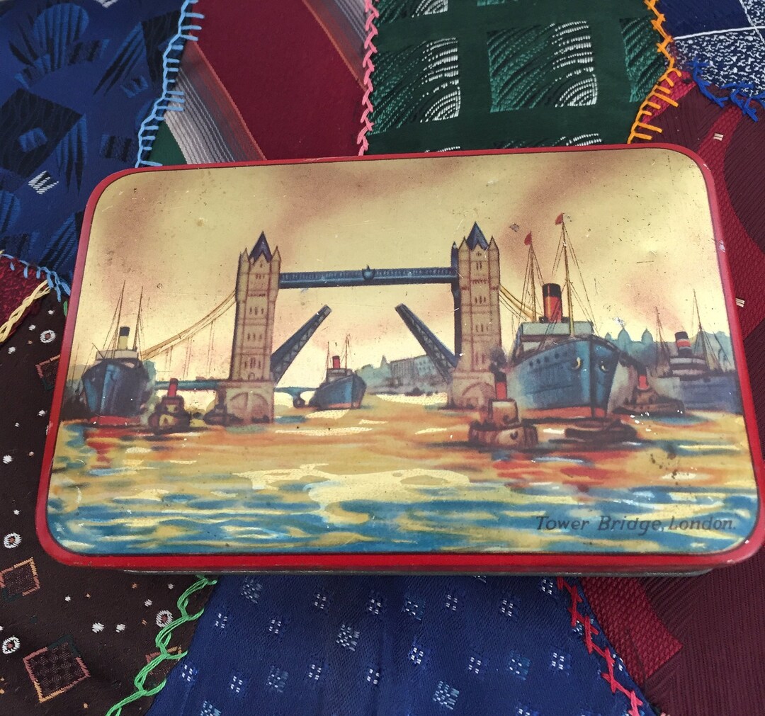 Tower Bridge London Vintage Toffee Tin - Etsy