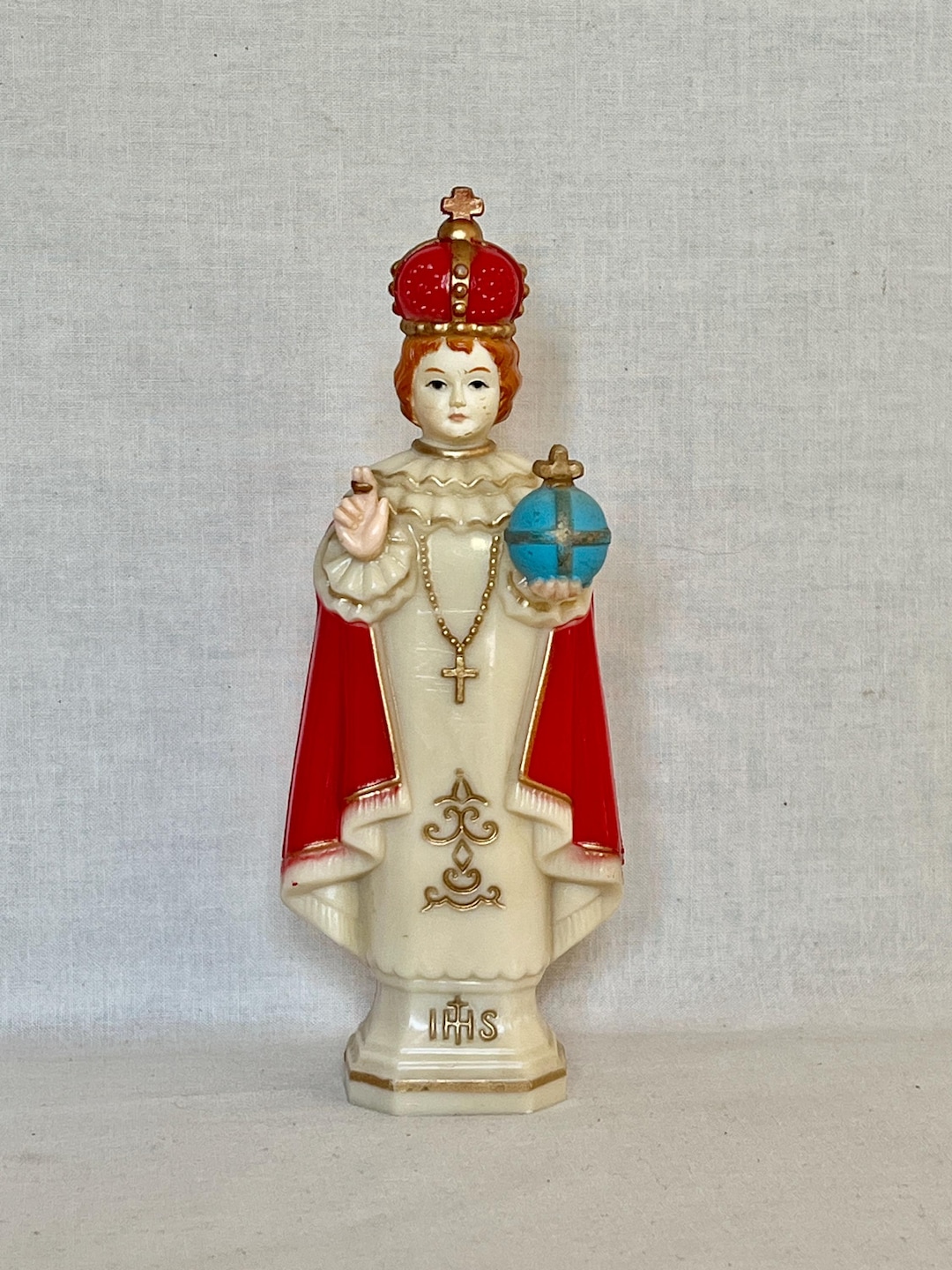 Infant of Prague Celluloid Statue - Etsy