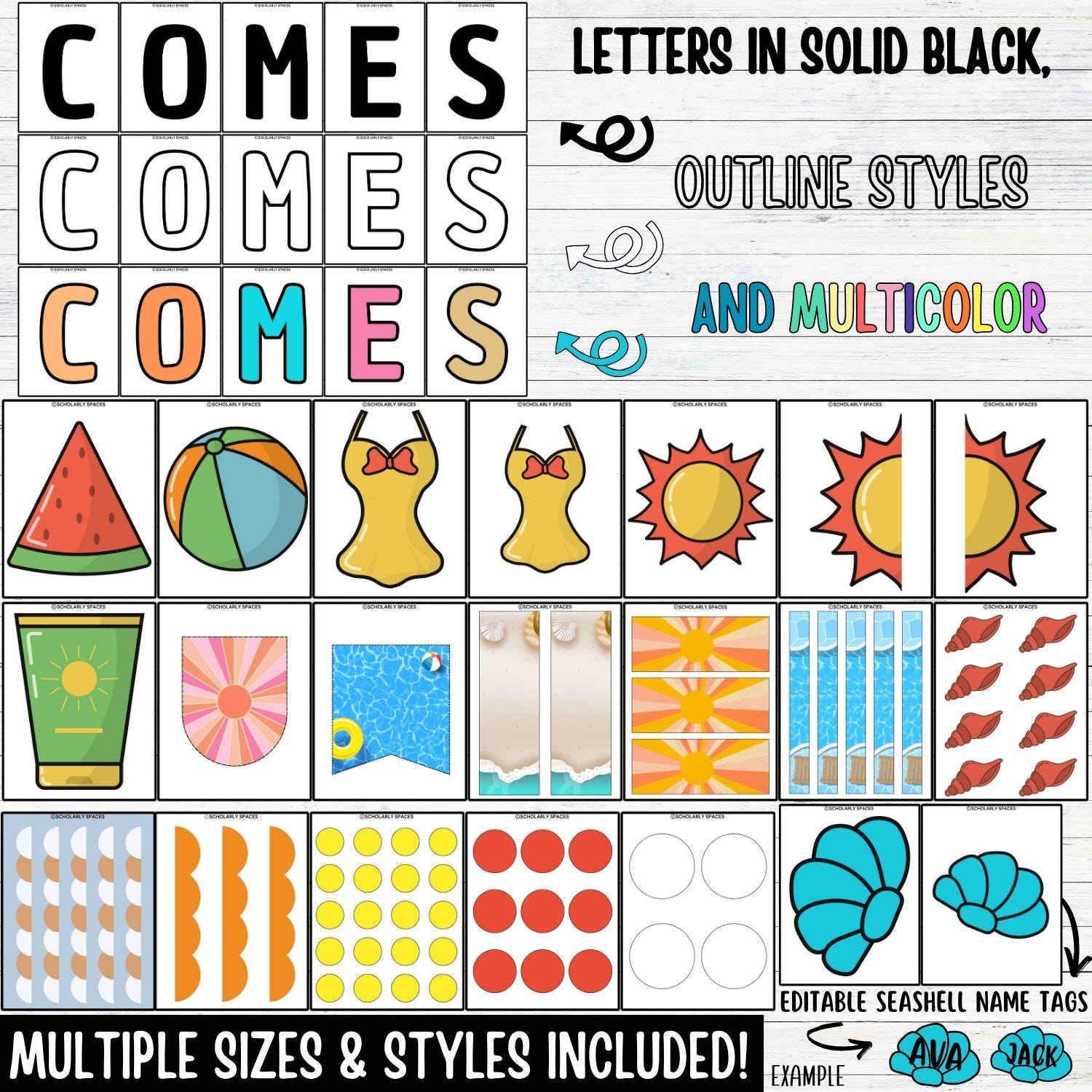 Here Comes the Sun Summer Bulletin Board and Door Decor Kit | End of ...