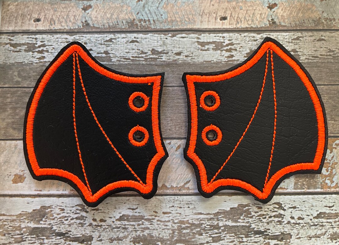 Bat Boot Wings / Skate Wings / Shoe Wings Halloween Alternative Goth ...