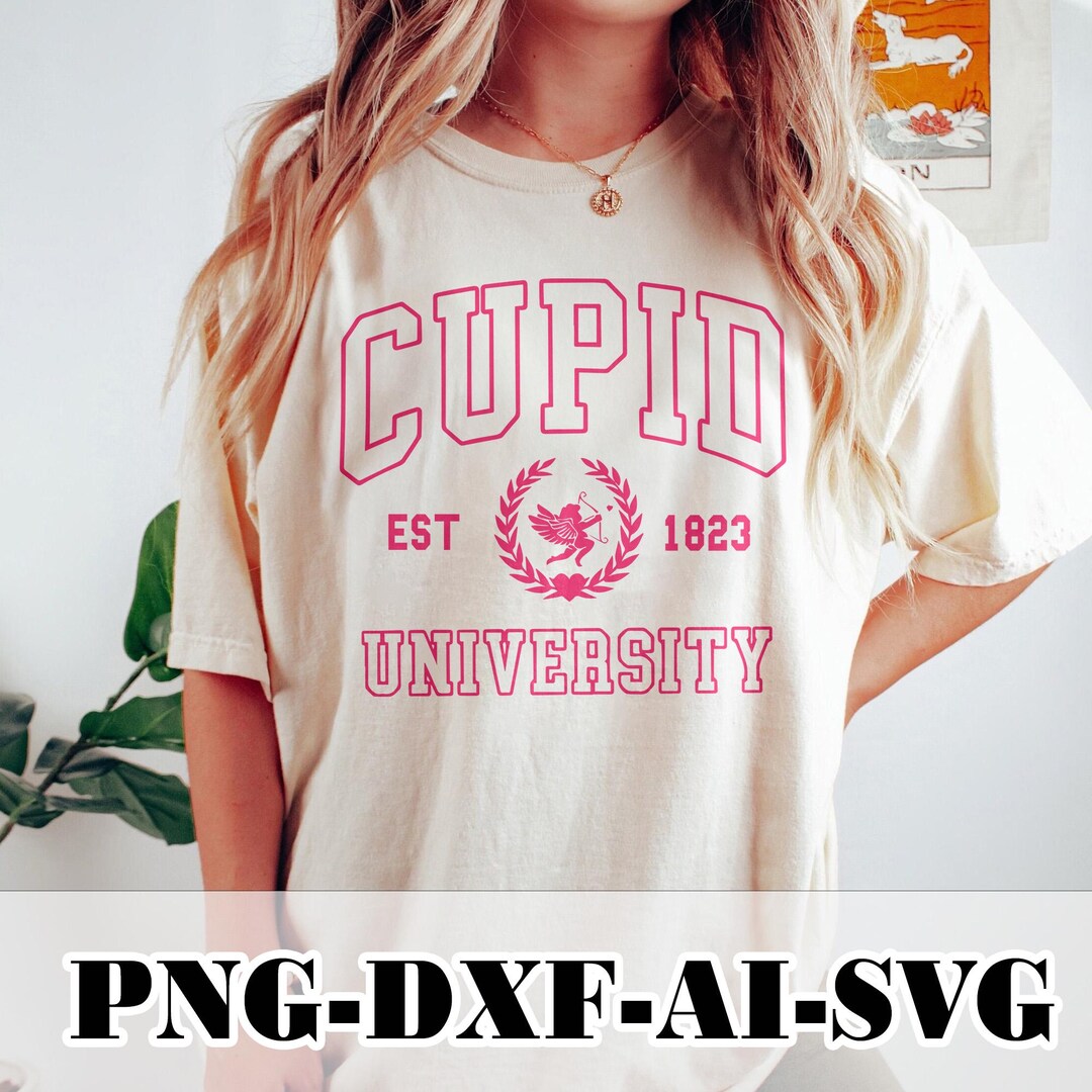 Cupid University PNG Digital Download, Cute Valentine’s Day Shirt ...
