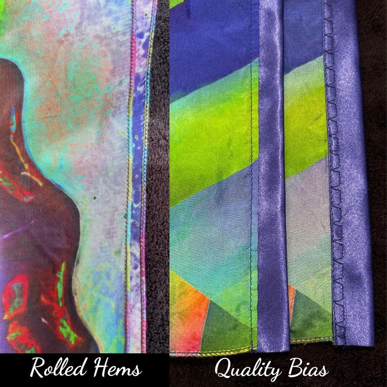 Handmade Silk Infinity Flow Flags – Weighted Dance Flags for Creative ...