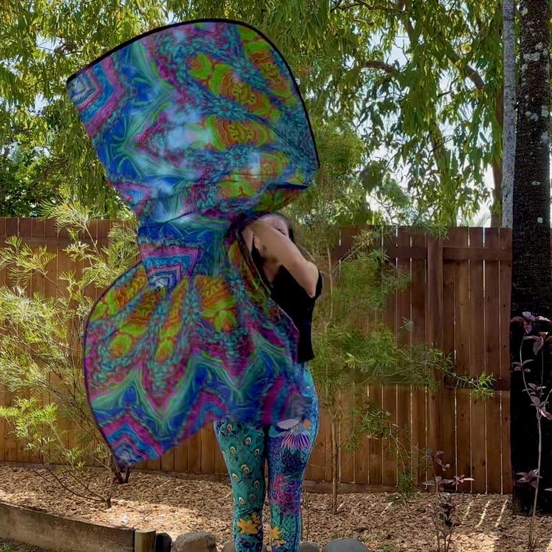 Infinity Flow Flags – Weighted Silk With Unique One-off Prints, Playful ...