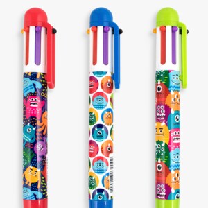 SILLY MONSTERS 6 Click Multi Color Pen Cute Kawaii Pen - Etsy